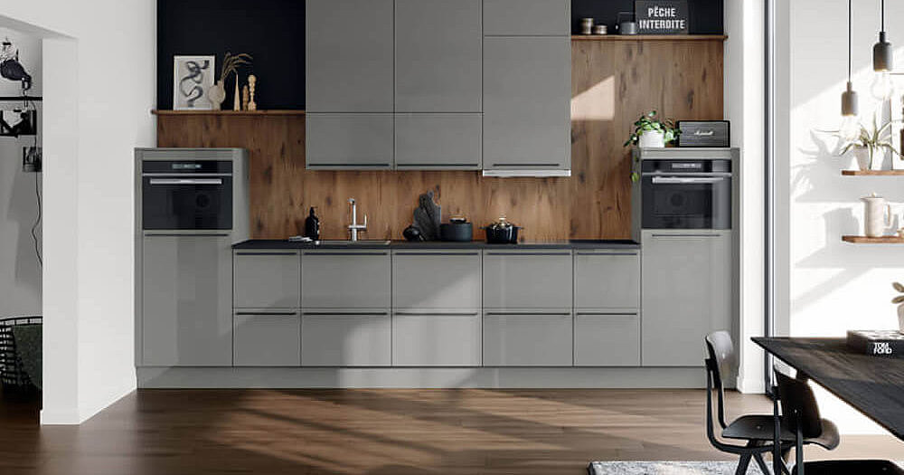 ASMO concept130 Perfect perlgrau – eine Designküche